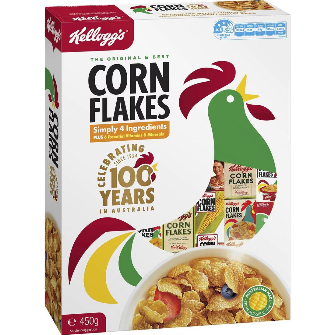Kellogg's Corn Flakes 450g – austreats.com